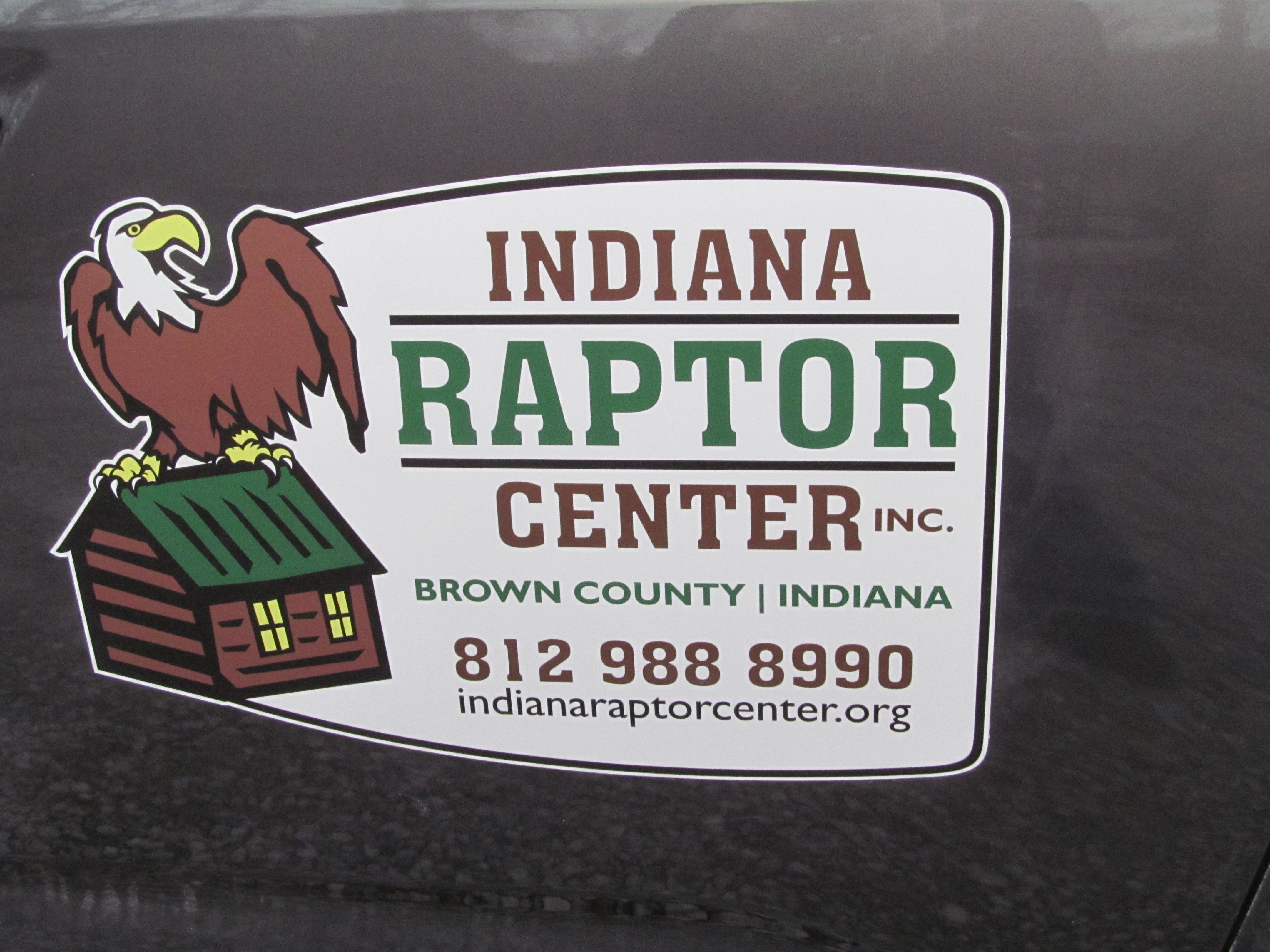 Indiana Raptor Center logo decal | Indiana Raptor Center
